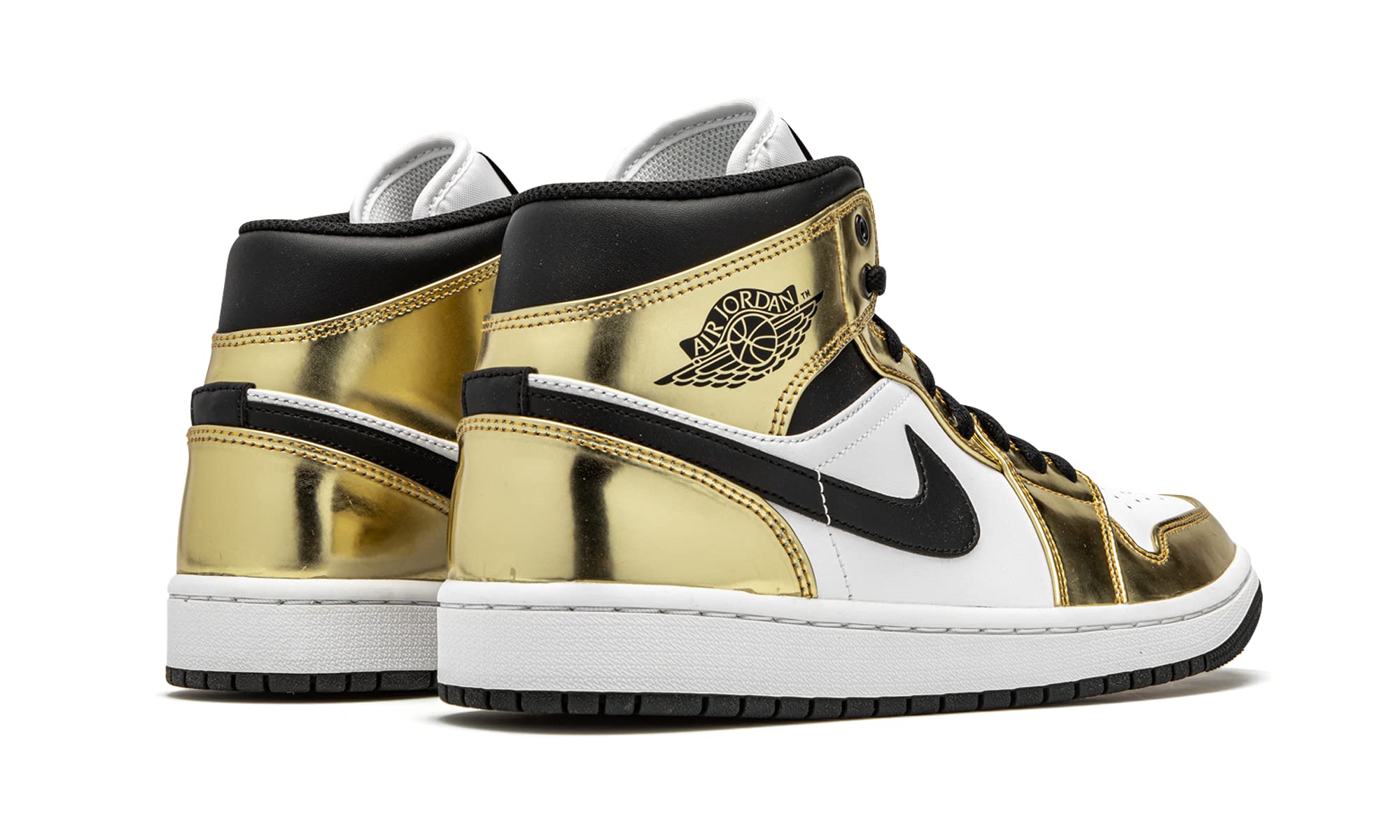 Jordan Air 1 Mid Se Metallic Gold/Black-White Mens Dc1419 700 - Size 9