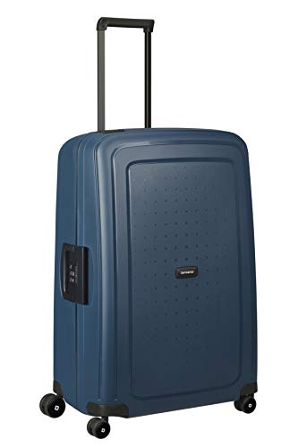 Samsonite Unisex_Adult Luggage Suitcase, Blue (Navy Blue), L (75 cm-102 L)