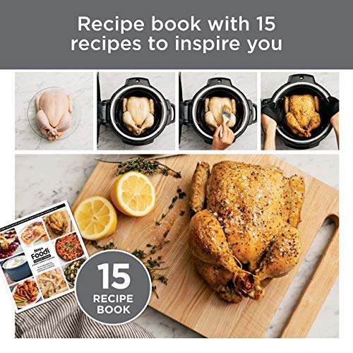 Ninja OS101 Foodi 9-in-1 Pressure Cooker and Air Fryer with Nesting Broil Rack, 5-Quart Capacity, and a Stainless Steel Finish (Renewed)