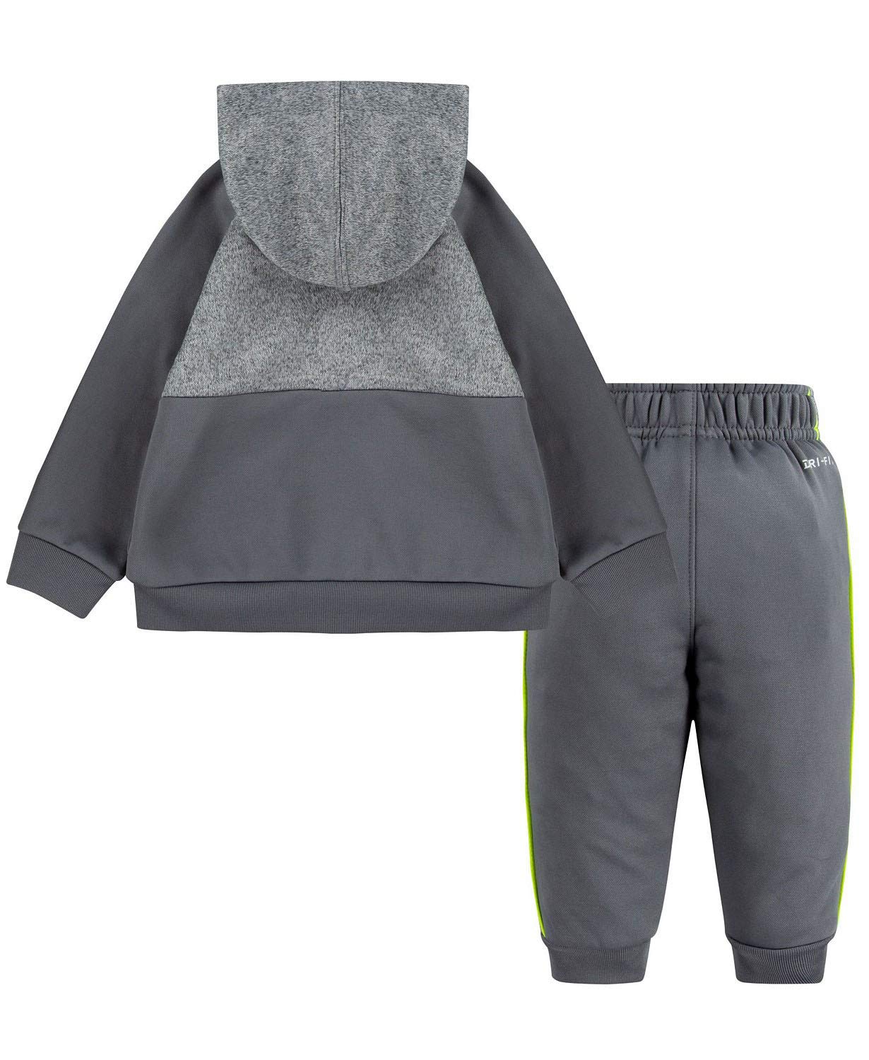 Nike Baby Boys' Therma Dri-Fit 2-Piece Tracksuit Pants Set (Grey (66G807), 12 Months)