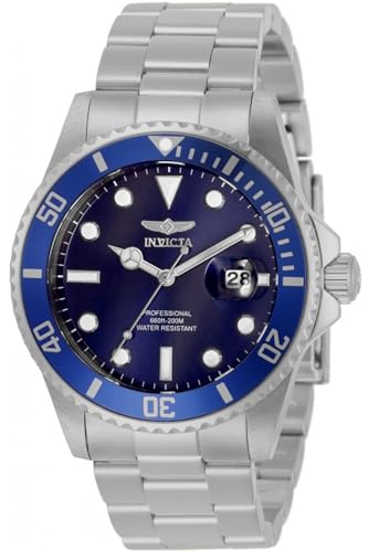 Invicta Pro Diver Quartz Blue Dial Stainless Steel Men's Watch 33267