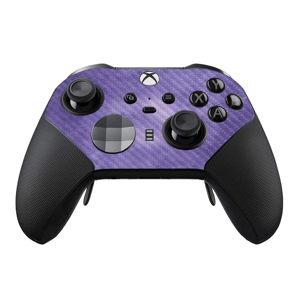 MightySkins Carbon Fiber Skin Compatible with Xbox Elite Series 2 Controller - Purple Airbrush | Protective, Durable Textured Carbon Fiber Finish | Easy to Apply | Made in The USA