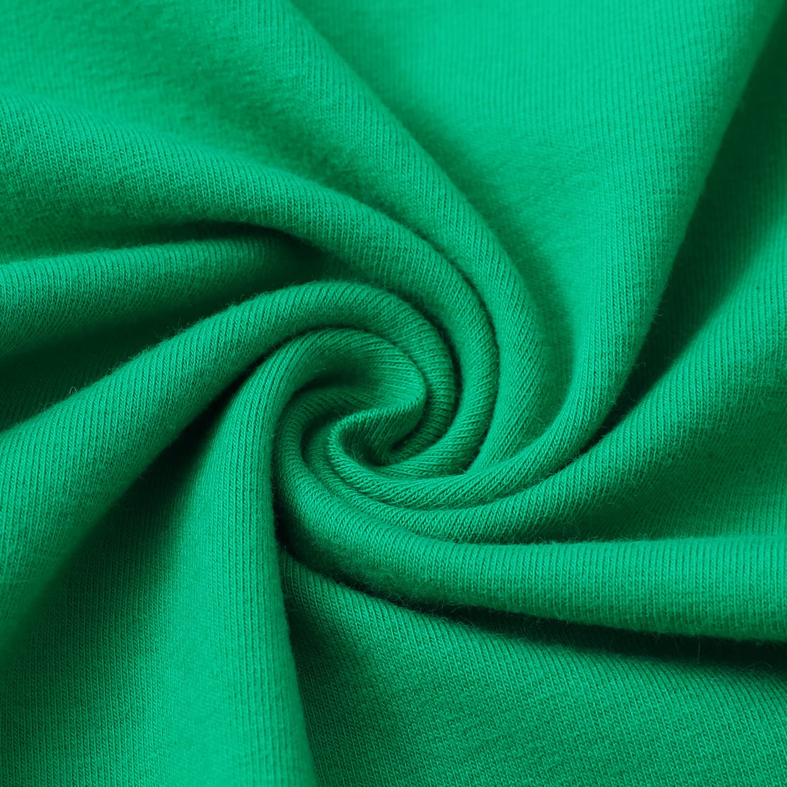 LYSMuch Toddler Baby Girls Long Sleeve Ruffle T Shirt Kids Casual Plain Solid Top Blouse T-Shirt Undershirt (Green,3-4T)