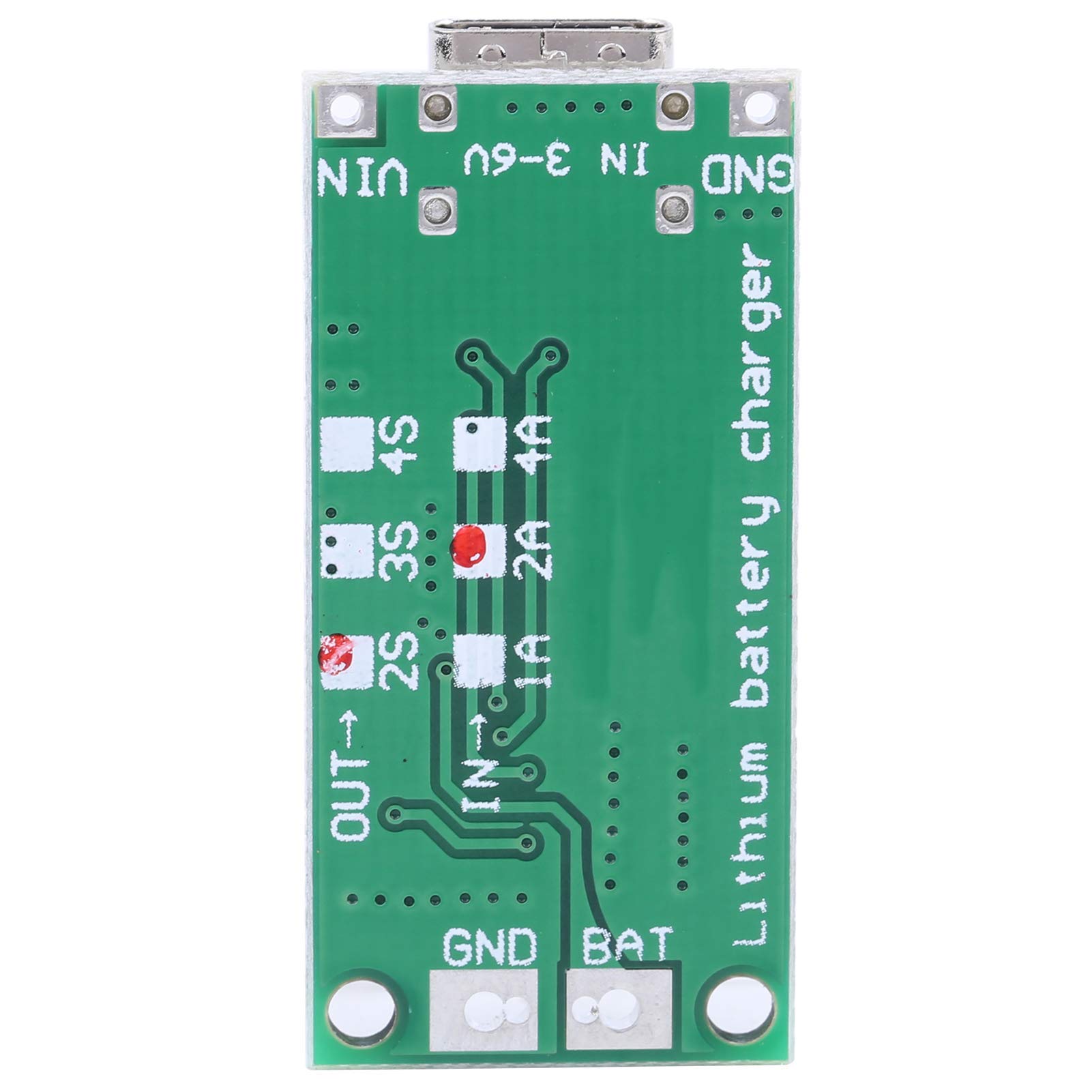 Walfront DDTCCRUB Battery Charger Module 2S‑2A Li‑ion Battery Charger Board Step Up Boost Battery Charger Module