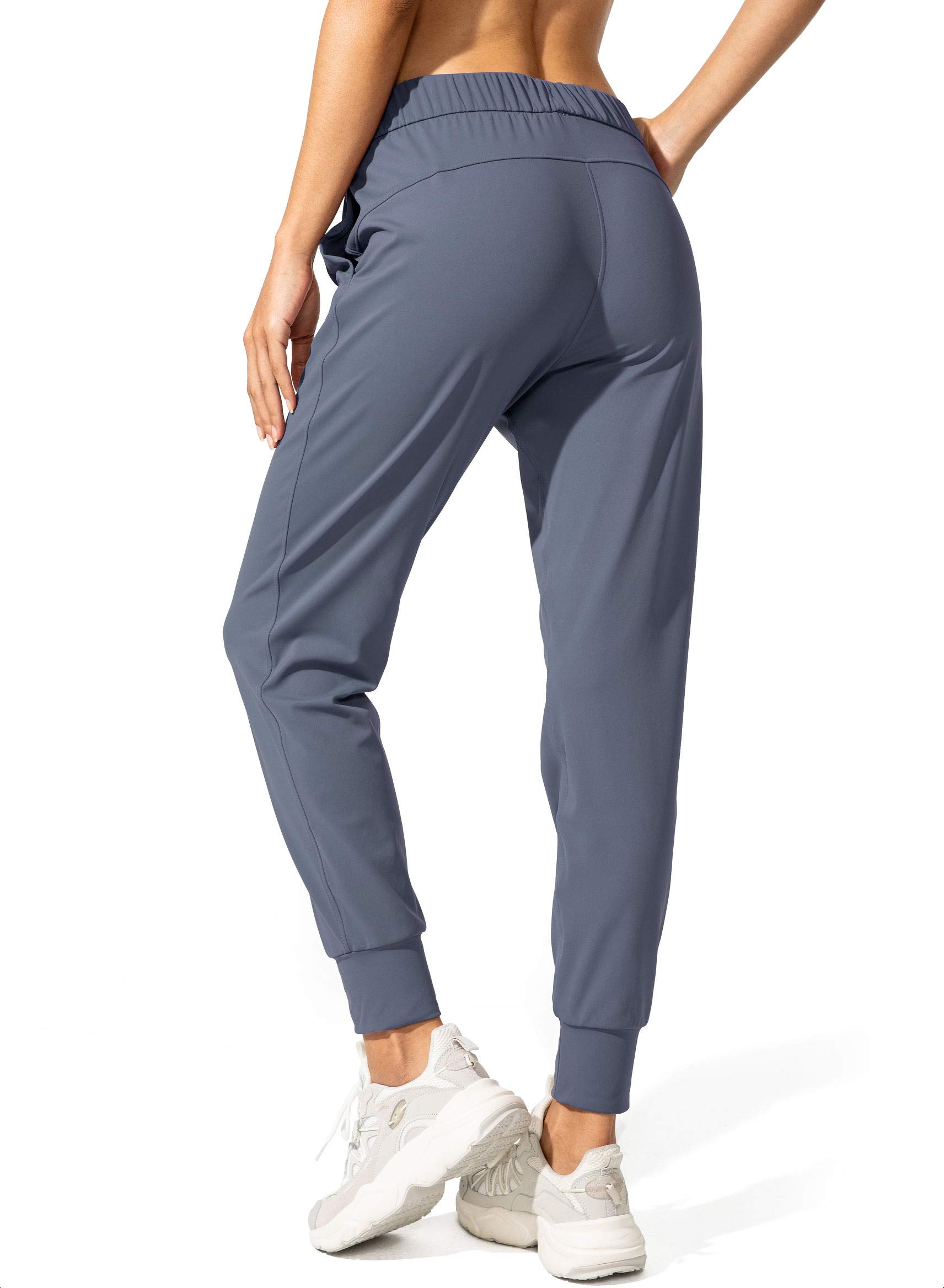 SANTINY Women's Joggers Pants Pockets Drawstring Running Sweatpants for Women Lounge Workout Jogging(Dusty Blue_XS)