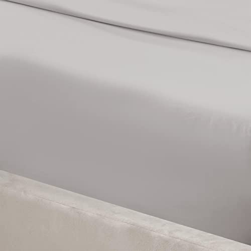 IR Imperial Rooms Twin Fitted Sheet - 16 Inch Deep Pocket Fitted Bed Sheets Twin Size Premium 1800 Soft Microfiber Shrink and Fade Resistant All Around Elastic Fitted Bottom Sheets Only (Grey)