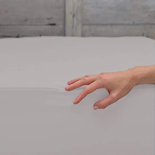 IR Imperial Rooms Twin Fitted Sheet - 16 Inch Deep Pocket Fitted Bed Sheets Twin Size Premium 1800 Soft Microfiber Shrink and Fade Resistant All Around Elastic Fitted Bottom Sheets Only (Grey)