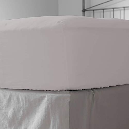 IR Imperial Rooms Twin Fitted Sheet - 16 Inch Deep Pocket Fitted Bed Sheets Twin Size Premium 1800 Soft Microfiber Shrink and Fade Resistant All Around Elastic Fitted Bottom Sheets Only (Grey)