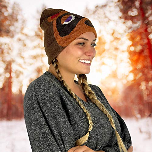 Controller Gear Authentic and Officially Licensed Animal Crossing: New Horizons - Celeste Floral Knit Beanie Foldover and Tom Nook Beanie [2 Pack] - Not Machine Specific