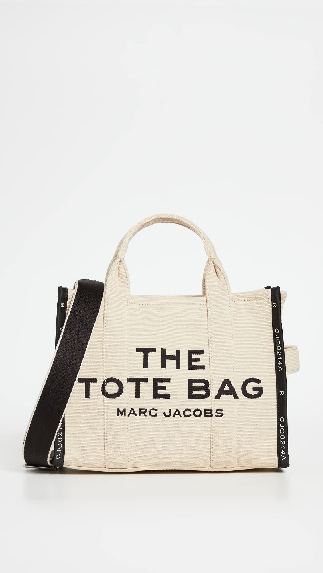 Marc Jacobs Women's The Jacquard Medium Tote Bag, Warm Sand, Tan, Graphic, One Size
