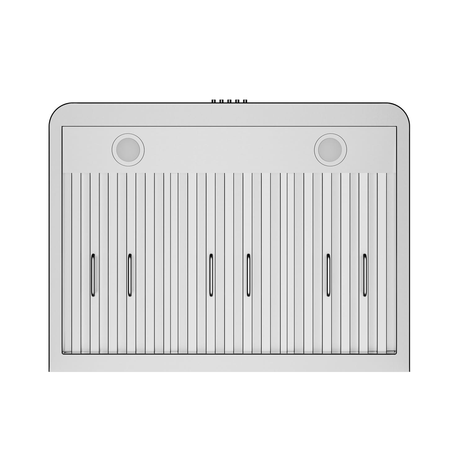 Empava 30" Under Cabinet Range Hood with Push Button Controls Dual Sealed Aluminum Motor Permanent Filters LED Lights in Stainless Steel, 30 Inch, 500CFM