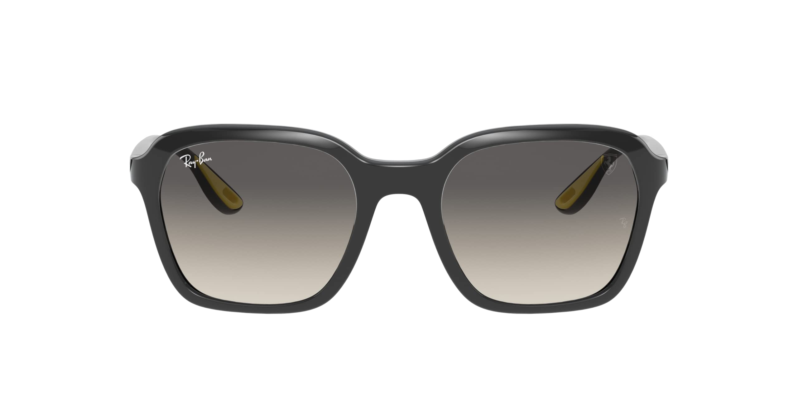 Ray-Ban Rb4343m Scuderia Ferrari Collection Square Sunglasses, Grey/Grey Gradient Dark Grey, 52 mm