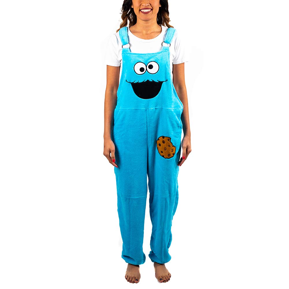 Bioworld Cookie Monster Jammeralls Onesies for Adults-S