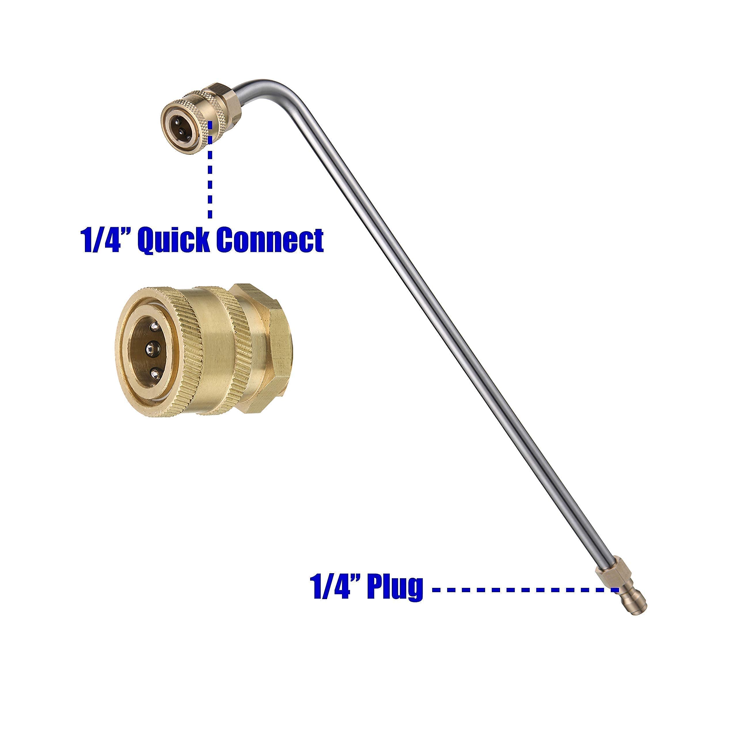 M MINGLE Pressure Washer Wand Extension, Replacement Lance, 1/4 Inch Quick Connect, 4000 PSI