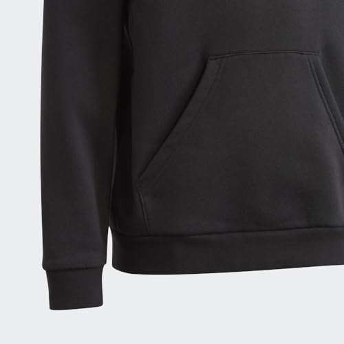 adidas Originals unisex child Adicolor Hoodie Hooded Sweatshirt, Black/White, Large US