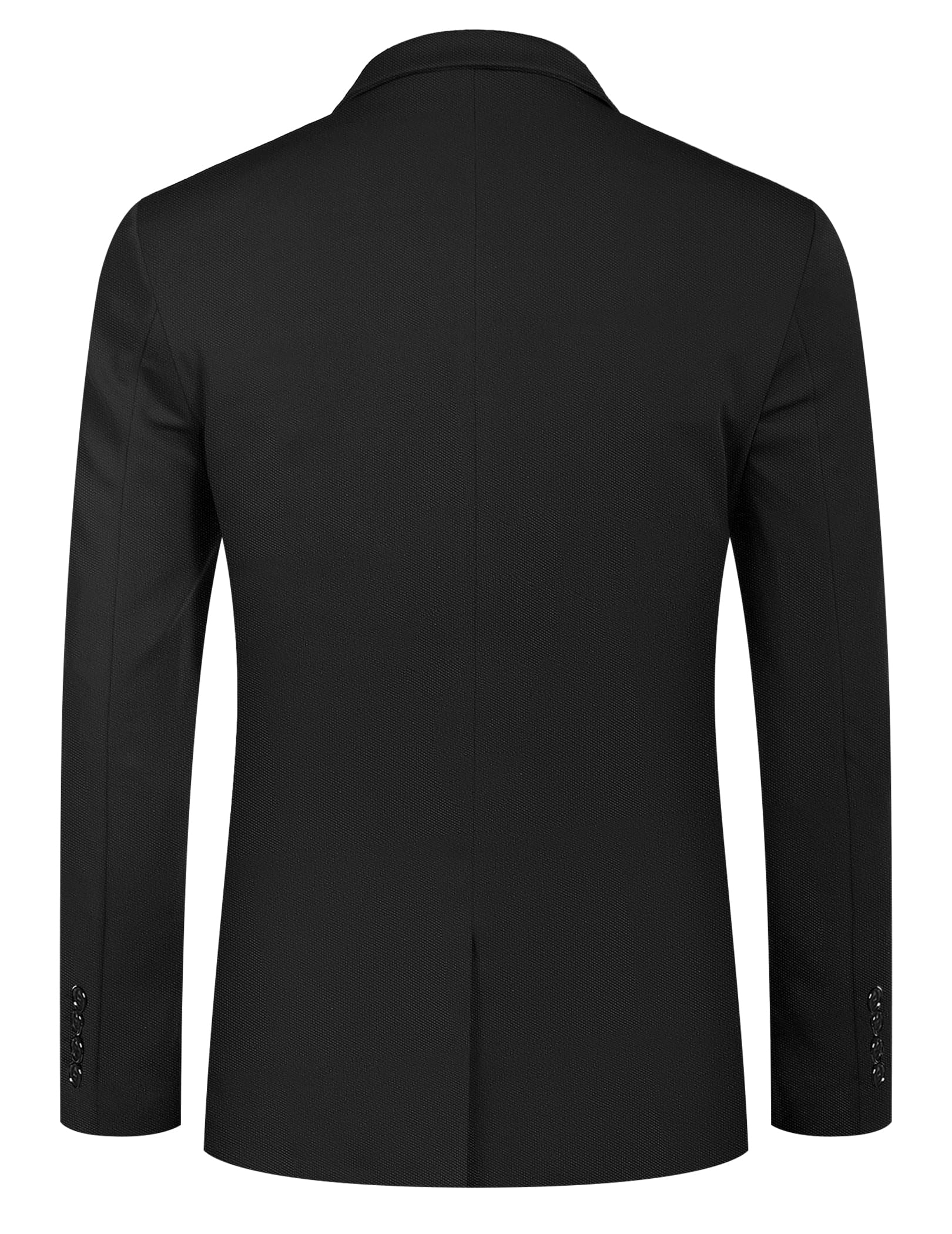 COOFANDY Men's Sportcoat Slim Fit Notched Lapel Causal Party Blazer Jacket Black