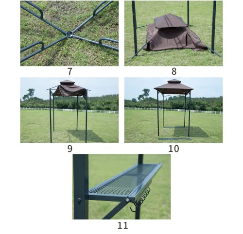 Outdoor Carport 10x20ft Heavy Duty Canopy Storage Shed,Portable Garage Party Tent,Portable Garage with Removable Sidewalls (C5)
