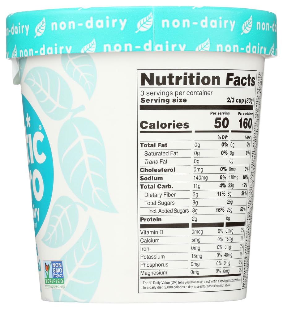 Arctic Zero Salted Caramel Ice Cream, 16 Fluid Ounce - 8 per case.