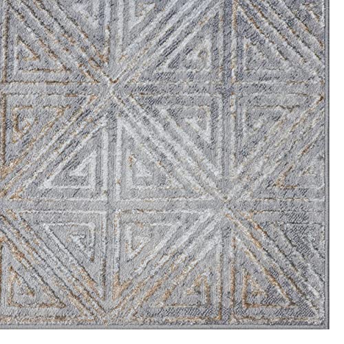 LUXE WEAVERS Florance Collection 86328 Vizon 8x10 Modern Geometric Area Rug