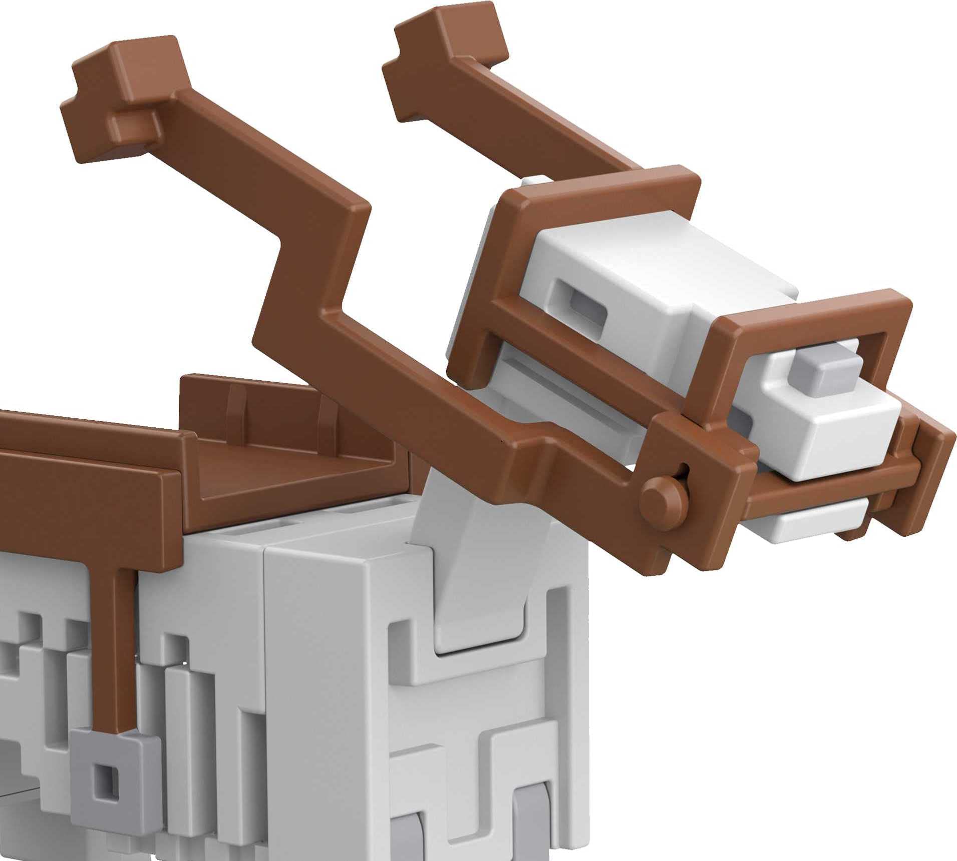 Mattel Minecraft Skeleton Craft-a-Block 2-Pk, Action Figures & Toys to Create, Explore and Survive, Authentic Pixelated Designs, Collectible Gifts for Kids Age 6 Years and Older