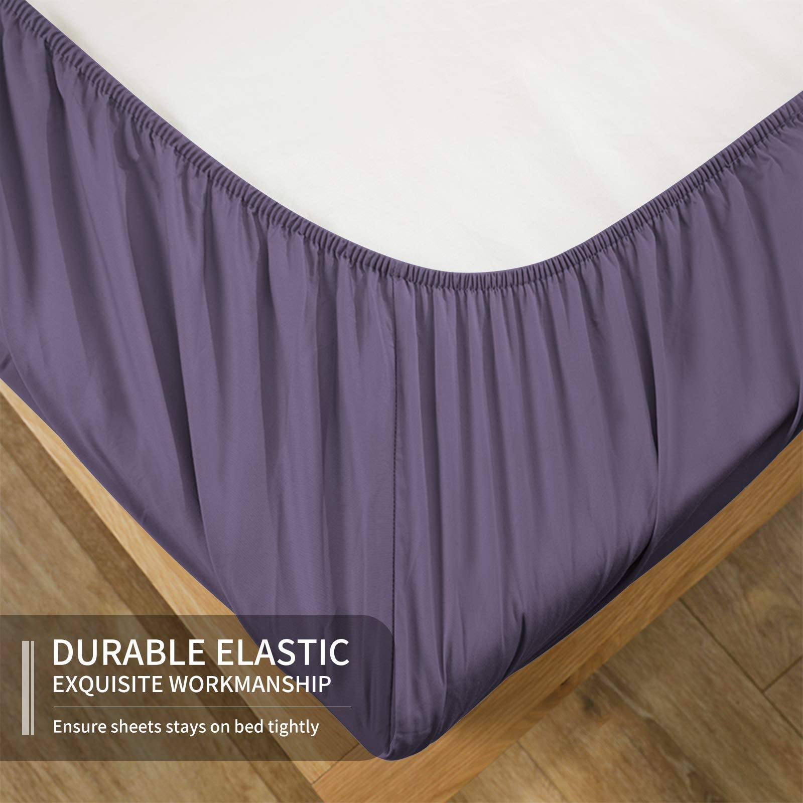Twin Size Bed Sheets Set - - 1800 Thread Count Deep Pocket to 14 inches Mattress 3 Piece - Premium Bedding Sheets & Pillowcases Collection - Extra Soft