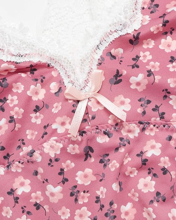 Marilyn Monroe Women's Pajama Sets - 2 Piece Lace Trim Cami Top and Micro Sleep Shorts - Pajama Lounge Sets for Women (M-XL), Size Medium, Rose