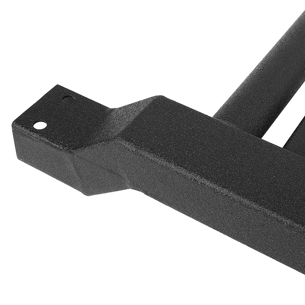 ECCPP Rear Bumper w/Tire Carrier Fit for Jeep Wrangler TJ YJ 1987-2006 (with D-ring & LED Lights) Texture Black