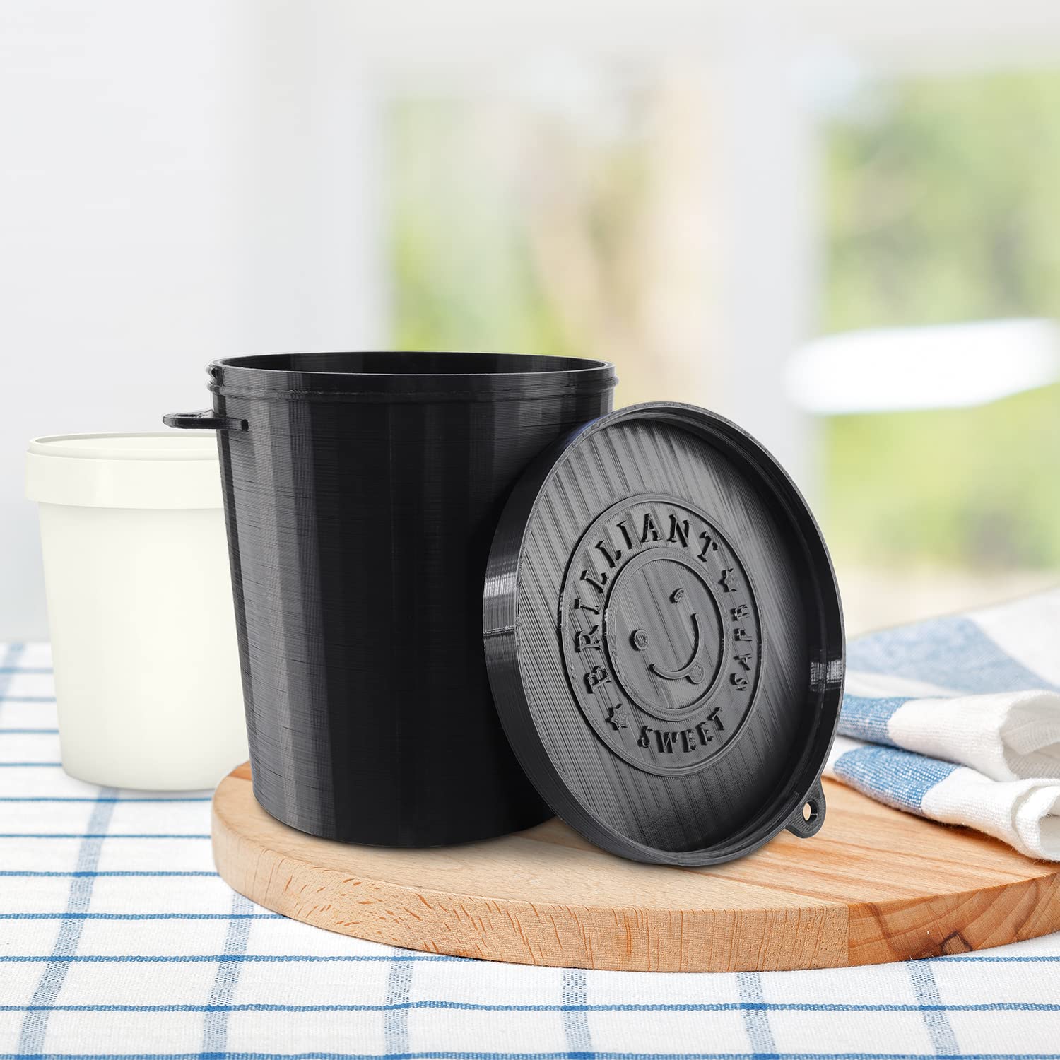 Brilliant Sweet Safe 3.0 Biggest Pint + Handmade Quart + Tub - Ice Cream Combination Lock & Safety Container! - Truly Functional