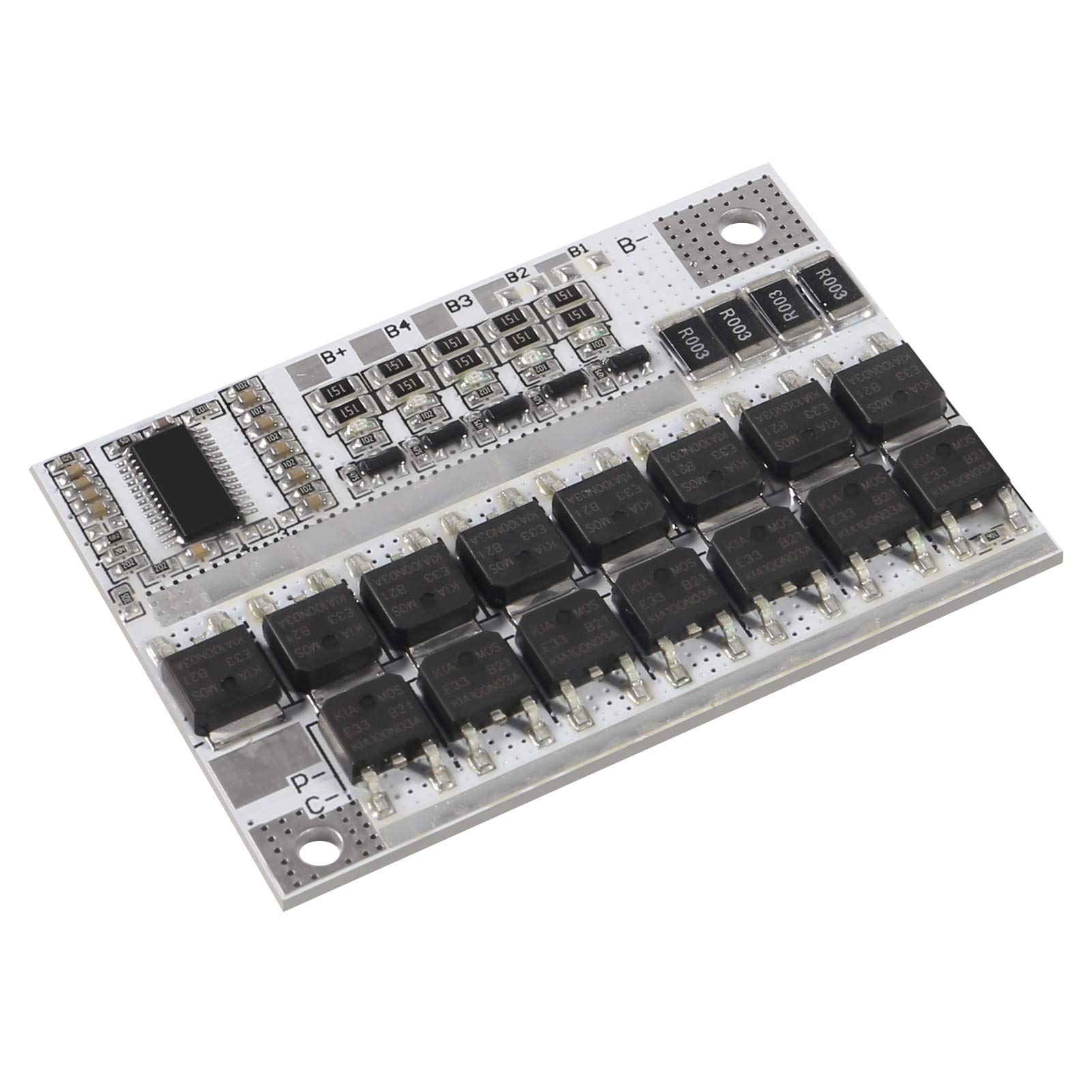 5S 21V 100A BMS Li-ion Lithium Battery Protection Board Circuit Li-Polymer Balance Charging Module for 3.7V LCO Battery Packs (5S 21V)