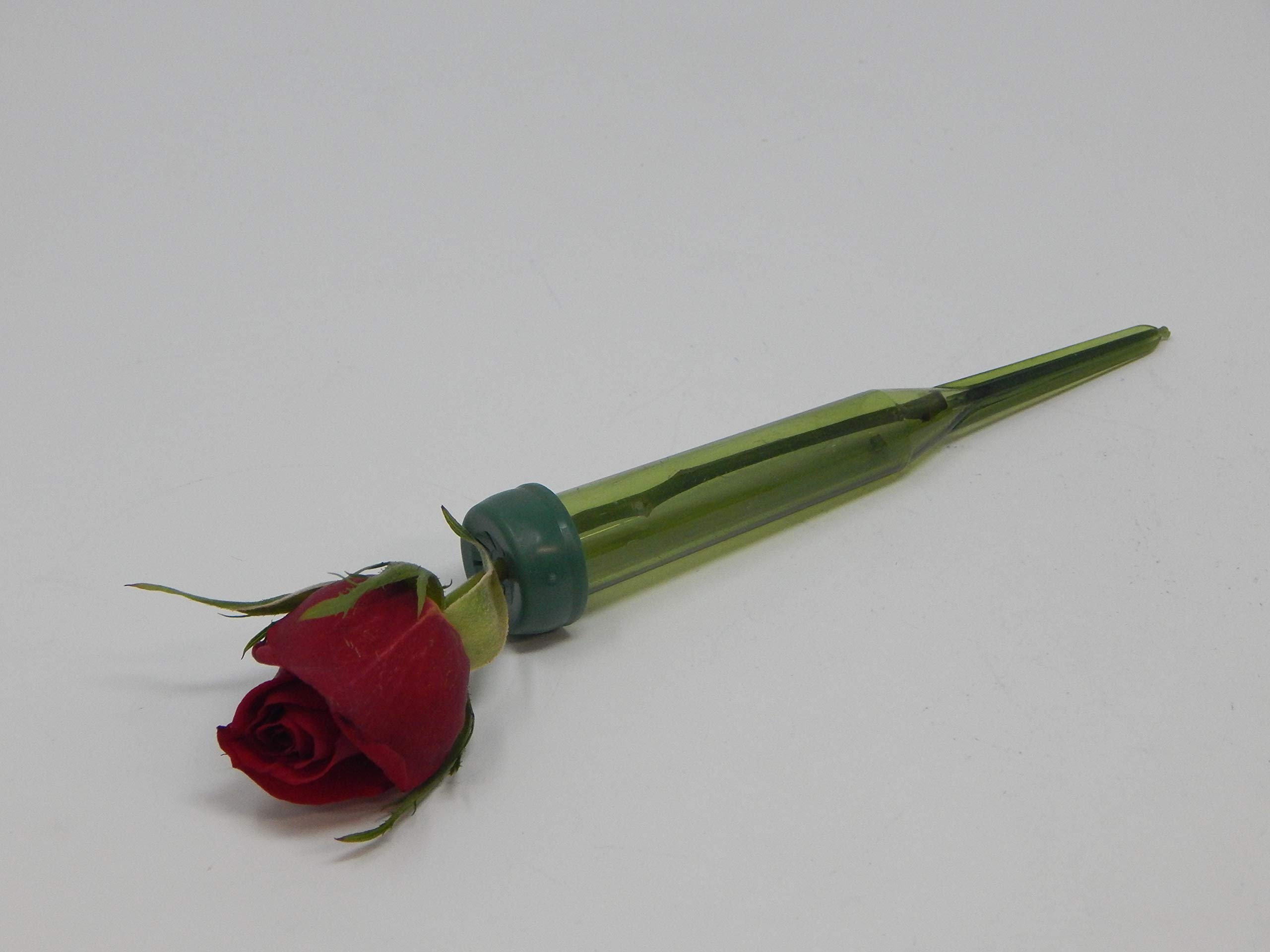 Floral Supply Online - Floral Water Tubes with Pick/Vials for Flower Arrangements. Includes Rubber Cap with Hole for Flower stem. (Pack of 30, 4.75" Green)