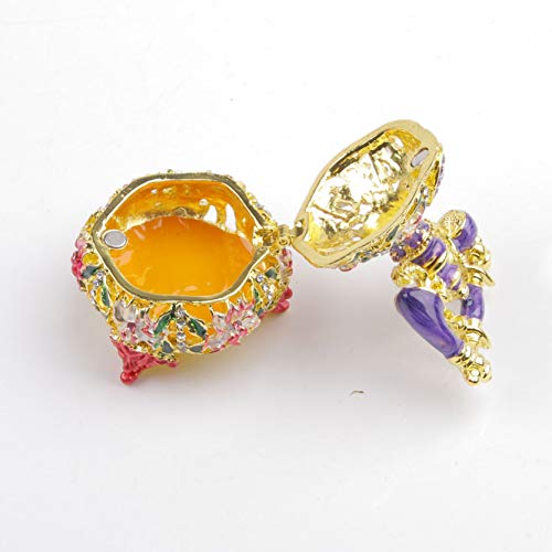 SEVENBEES Telephone Figurine Jewelry Trinket Box Vintage Jewelry box Trinket boxes hinged Gifts