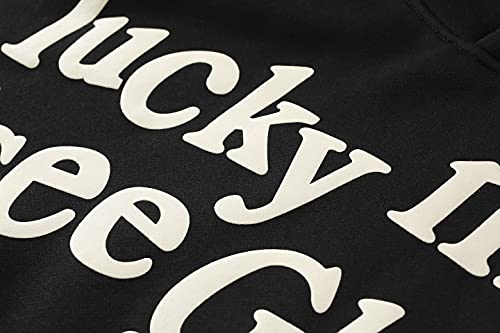 BLLDFZ I See Ghosts Hoodie Hip Hop Hooded Black