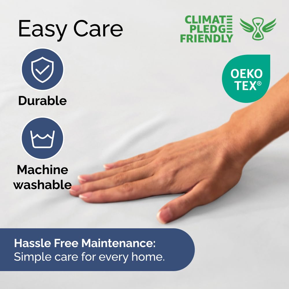Extra Deep Queen 400 Thread Count Cotton Fitted Sheet - Hotel Luxury Single Fitted Sheet Only - Easily Fits 18" to 24" Mattress - Soft, Wrinkle Free, Breathable and Comfy - Extra Deep Pockets - White