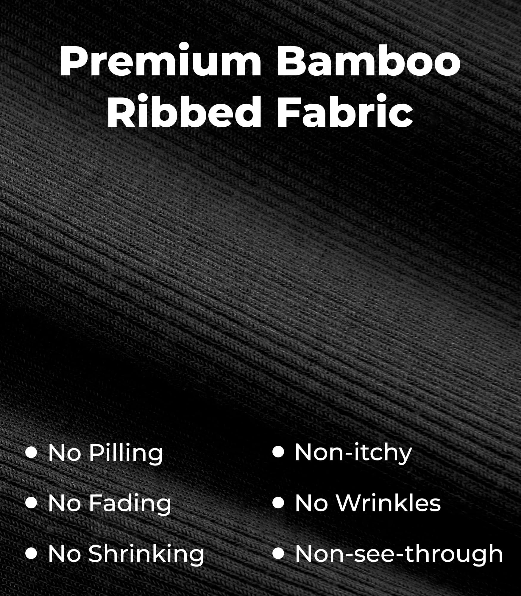 NACHILA Pajamas for Women-Viscose Made from Bamboo,Ribbed Racerback Tank Top and Shorts Pajama Sets Sleeveless Sleep Cami Pj Black S