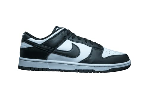 Nike Dunk Low Retro Men's Basketball Shoes, White Black White, 11 US