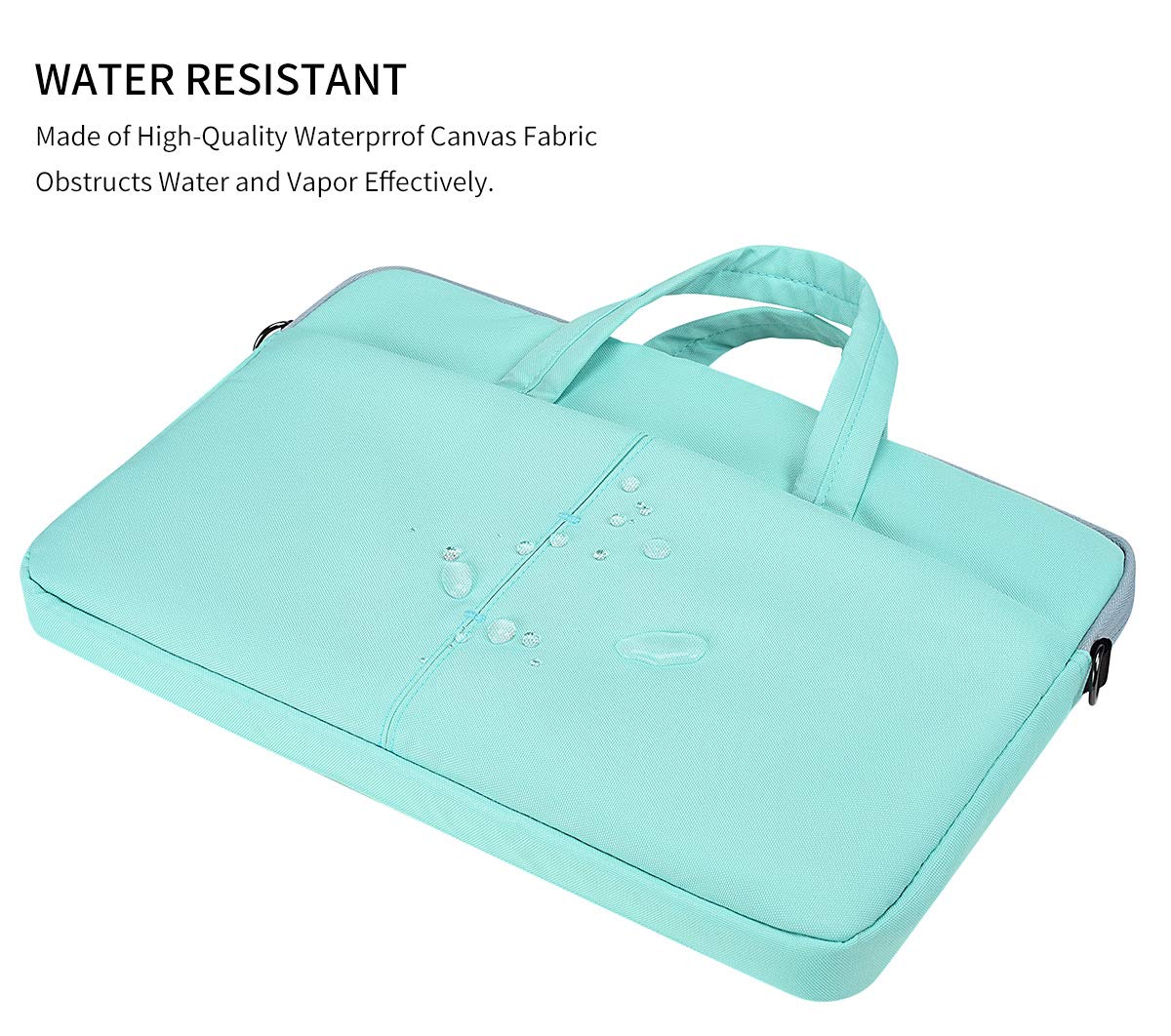 17 17.3 inch Laptop Bag for Women Men Computer Sleeve Case with Shoulder Strap for HP Envy Pavilion/Dell Inspiron/Lenovo Thinkpad/ASUS TUF Vivobook/MSI/Acer with Handle, Green