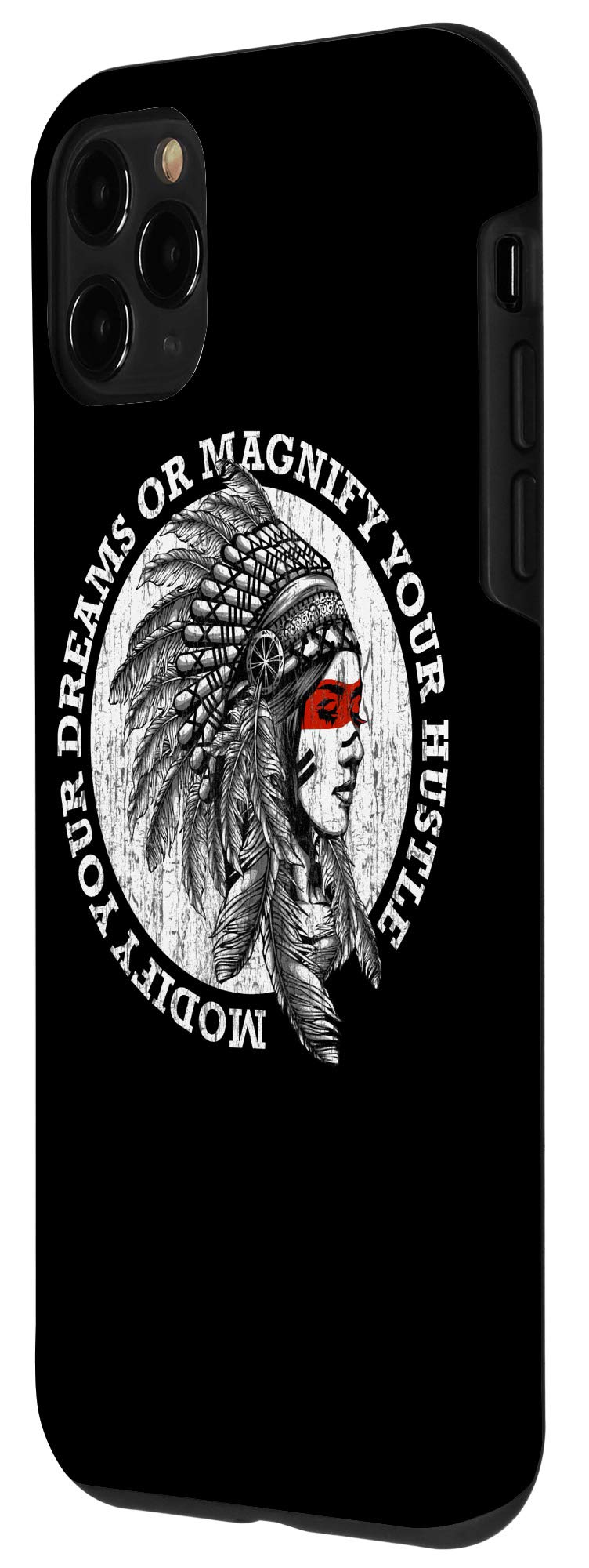iPhone 11 Pro Magnify your Hustle Game T Shirt Native American Girl Case