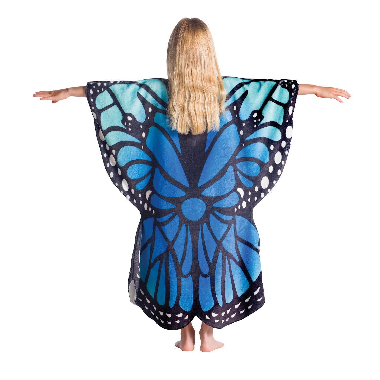FLORIANA Children's Wearable Butterfly Blanket Throw Blanket, Purple 25" x 32" -Alias 638370572597295917