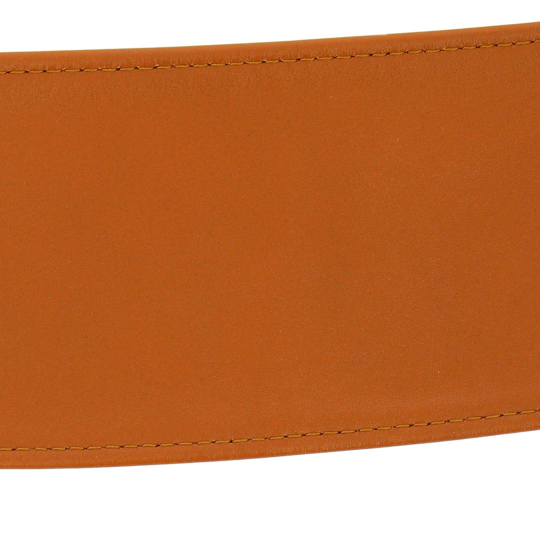 FASHIONGEN - Woman Italian leather Obi belt, CASSIANE - Camel, 3XL