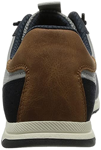 bugatti Men's Sneaker, Dark Blue Grey, 9