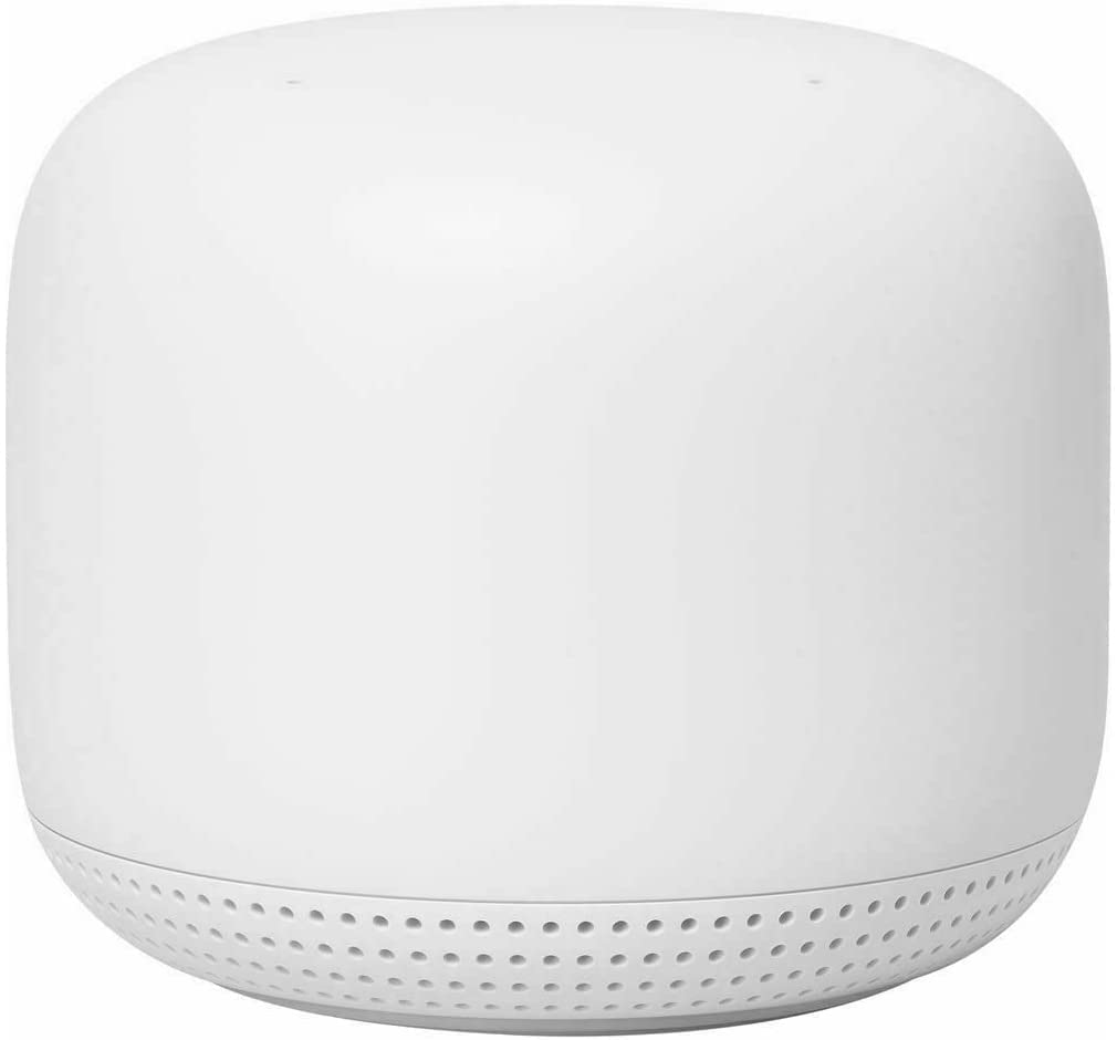 Google Nest WiFi Router 3 Pack Sand (One Router & Two Extenders) 2nd Generation 4x4 AC2200 Mesh Wi-Fi Routers with 6600 Sq Ft Coverage (Renewed)