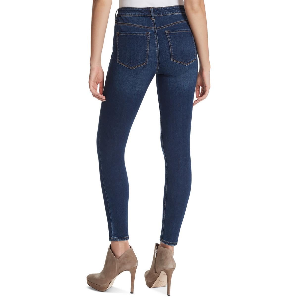 Jessica Simpson womens Adored Curvy High Rise Skinny Jeans, Mia - Tattered Hem, 28 Regular US