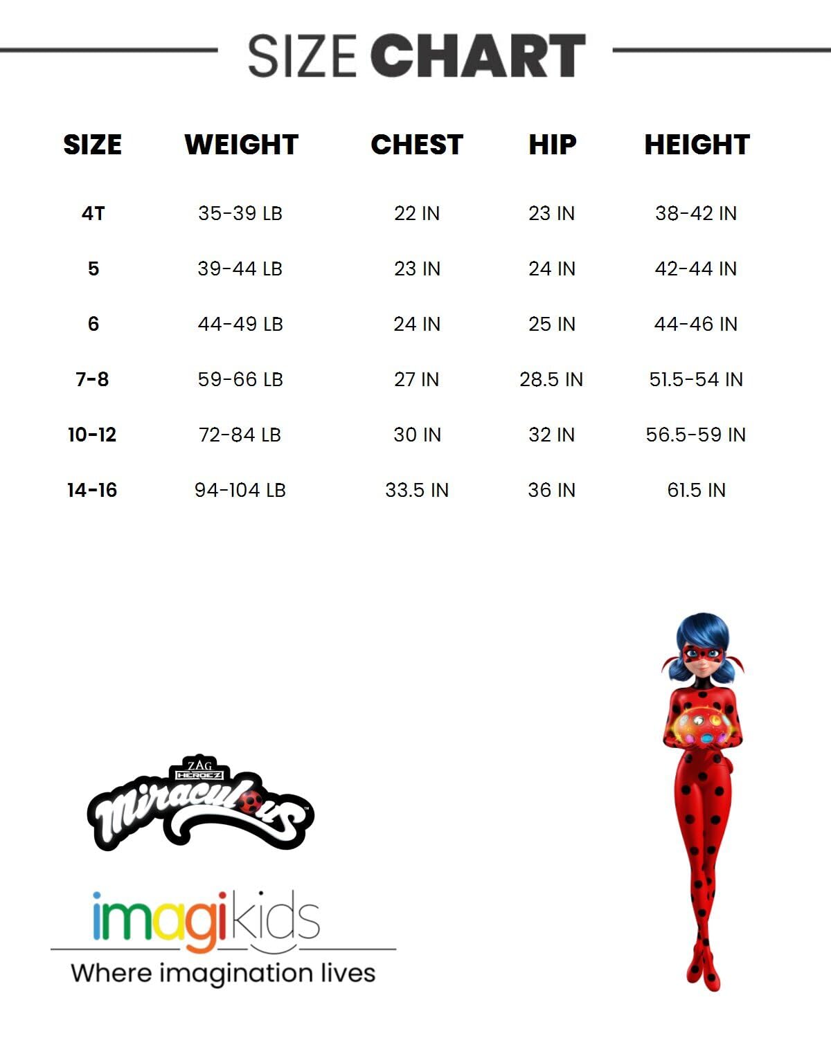Miraculous Ladybug Big Girls Zip Up Hoodie Red 14-16