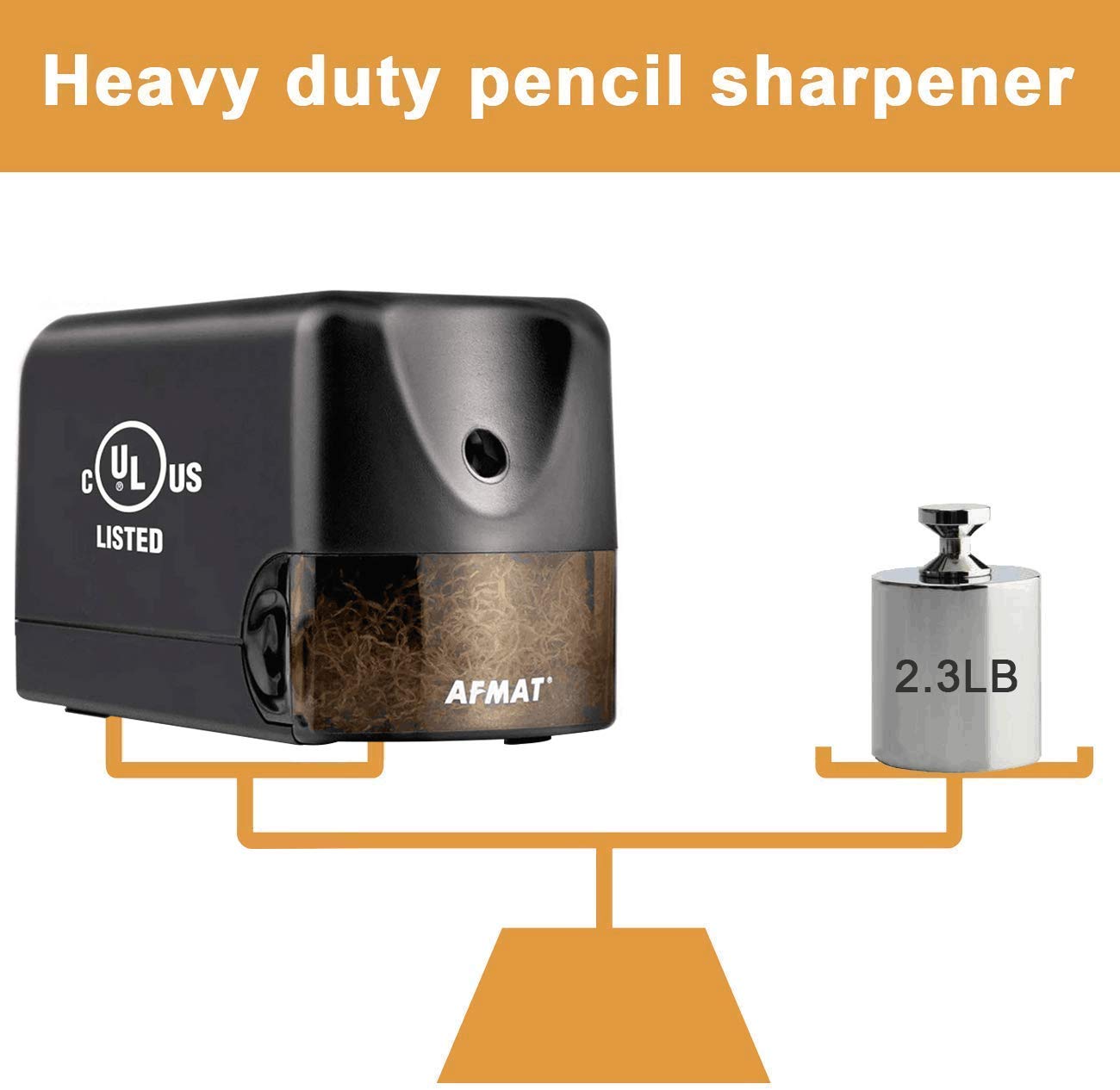 AFMAT Electric Pencil Sharpener Plug in