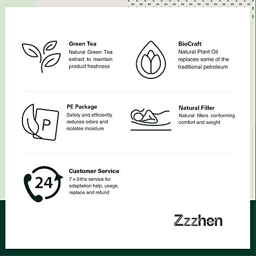 ZZZhen Weighted Blanket - High Breathability - 48''72'' 15LB - Premium Heavy Blankets - Calm Sleeping for Adult and Kids, Durable Quilts and Quality Construction