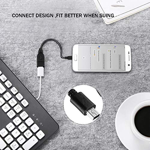 Micro USB to OTG Works with Emporia TALKsmart Direct On-The-Go Connection Kit and Cable Adapter! (Black)