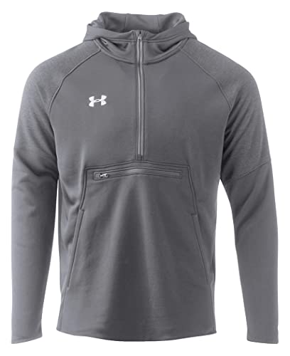 Under Armour Men's Anorak Qualifier Fleece 1/2 Zip Pullover, Mens Sweatshirt Mens Hoodie ColdGear - Stealth Medium