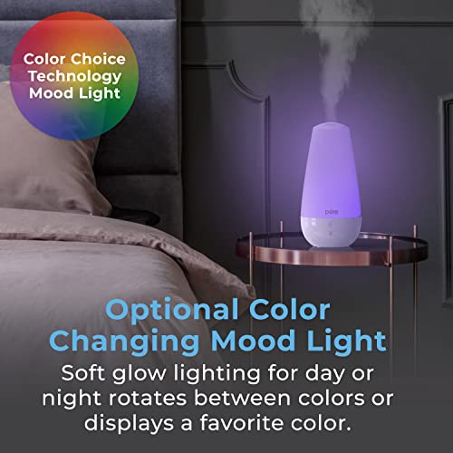 Pure Enrichment® PureSpa™ XL 3-in-1 Cool Mist Humidifier, Essential Oil Diffuser & Mood Light - 2L Tank Provides Powerful Mist Coverage up to 350 sq ft in Bedroom, Office & Large Rooms