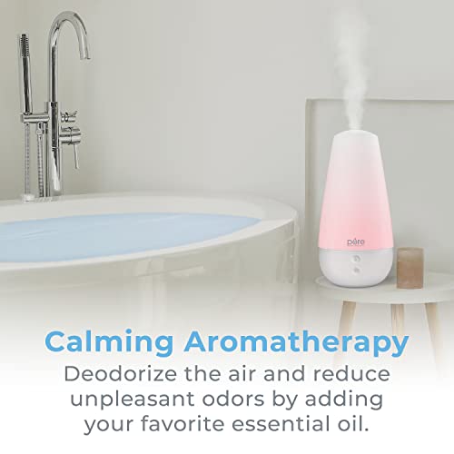 Pure Enrichment® PureSpa™ XL 3-in-1 Cool Mist Humidifier, Essential Oil Diffuser & Mood Light - 2L Tank Provides Powerful Mist Coverage up to 350 sq ft in Bedroom, Office & Large Rooms