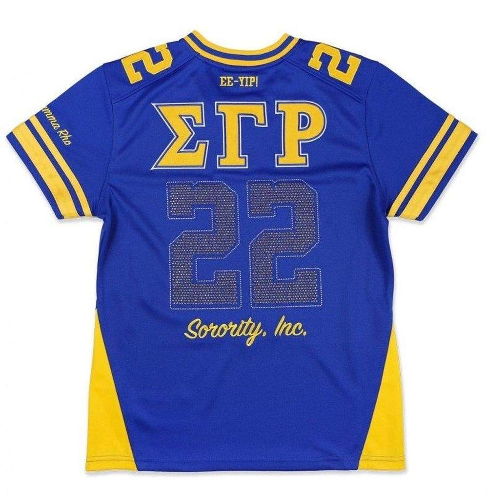 Sigma Gamma Rho M13 Football Jersey [S] Royal Blue